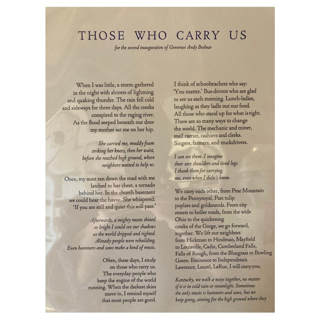 Those Who Carry Us | The Bookstore at The Berry Center
